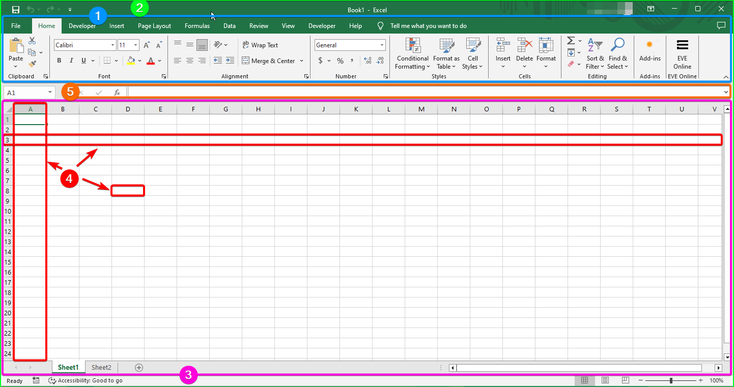 Lesson 1 Introduction To Excel Notposted