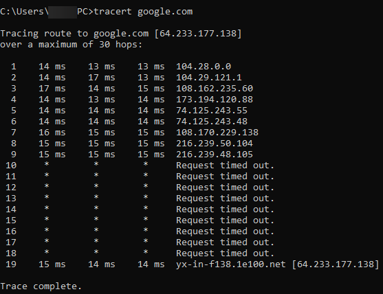 Understanding the tracert Command - NotPosted